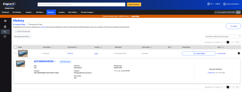 How To Obtain My V5 | Online Help & Support | Copart UK